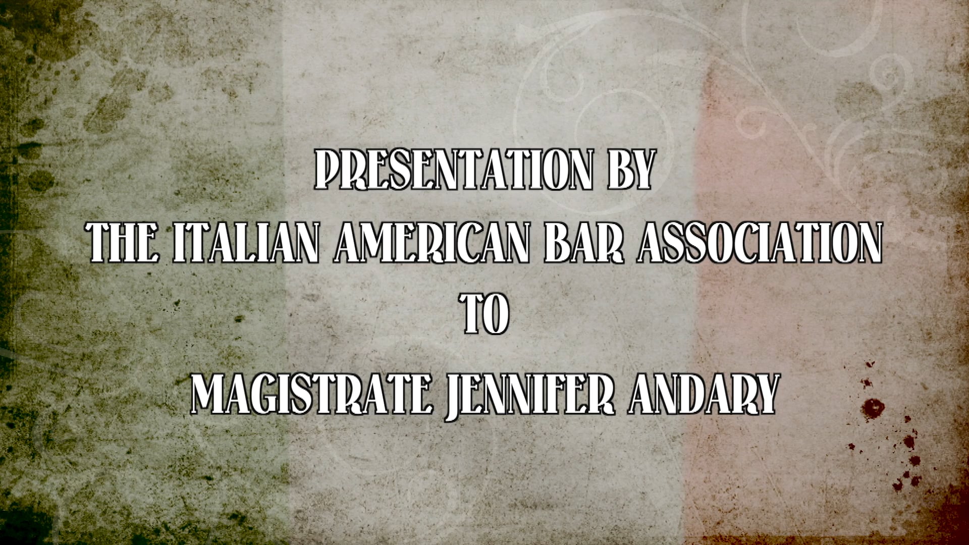 Magistrate Jennifer Andary Banner Presentation on Vimeo