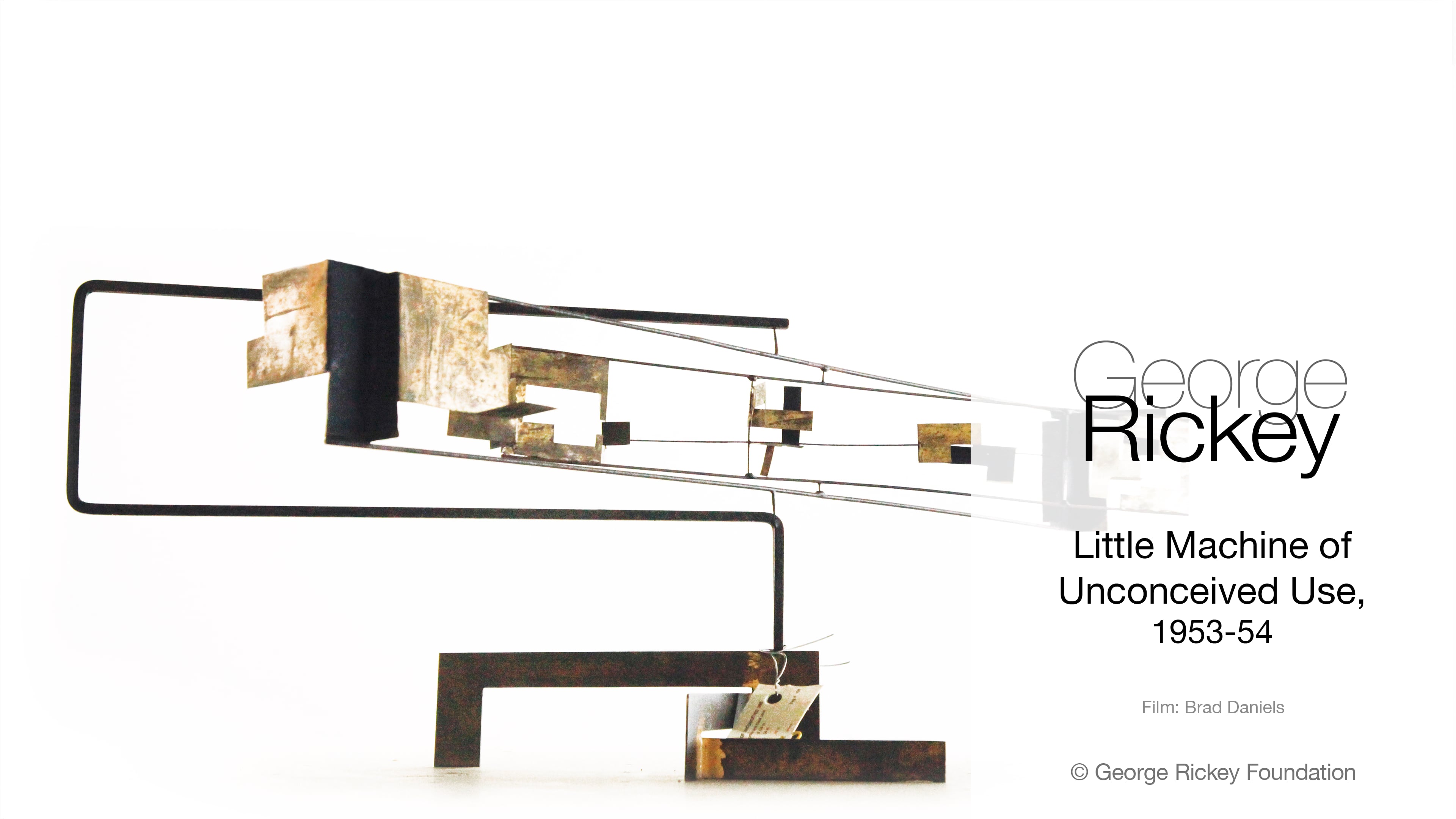 Little Machine of Unconceived Use | 1953-54 | George Rickey, Kinetic ...