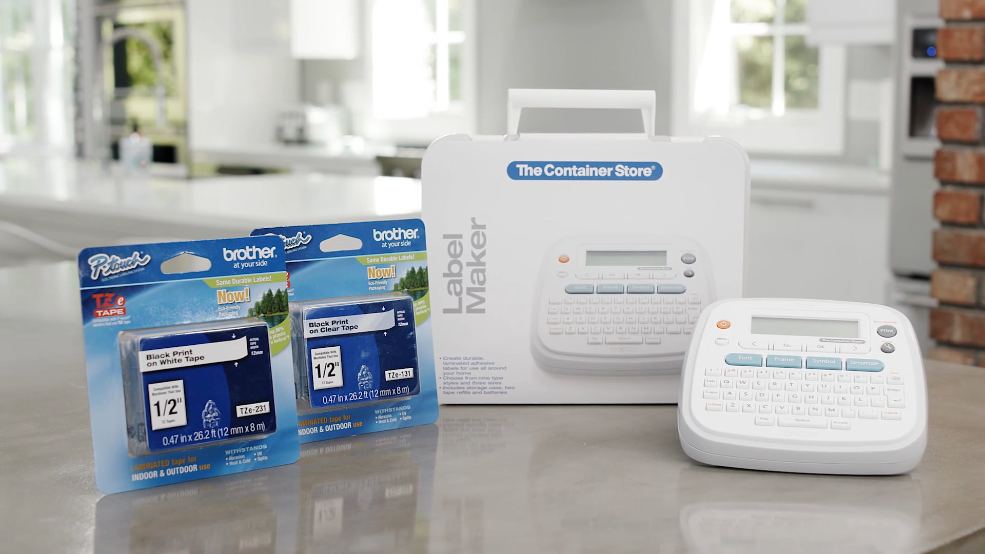 Container Store Label Maker by Brother on Vimeo