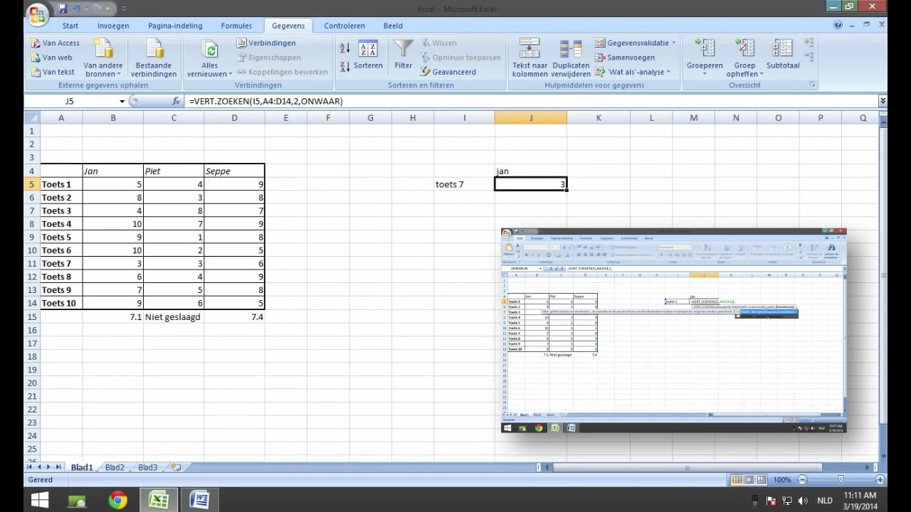 Cursus Excel Les 8 Keuzelijst maken (dropdown menu) on Vimeo