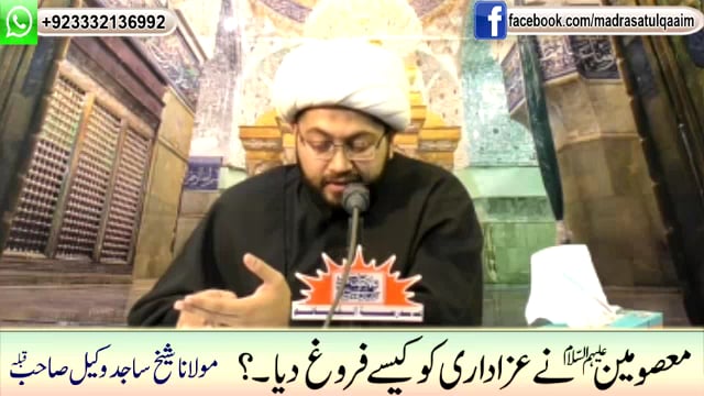 معصومینؑ نے عزاداری کو کیسے فروغ دیا ؟ on Vimeo