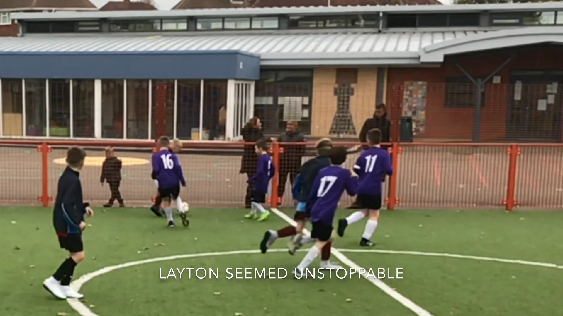 Layton Primary School play their rivals at Boundary, winning 16-6. on Vimeo
