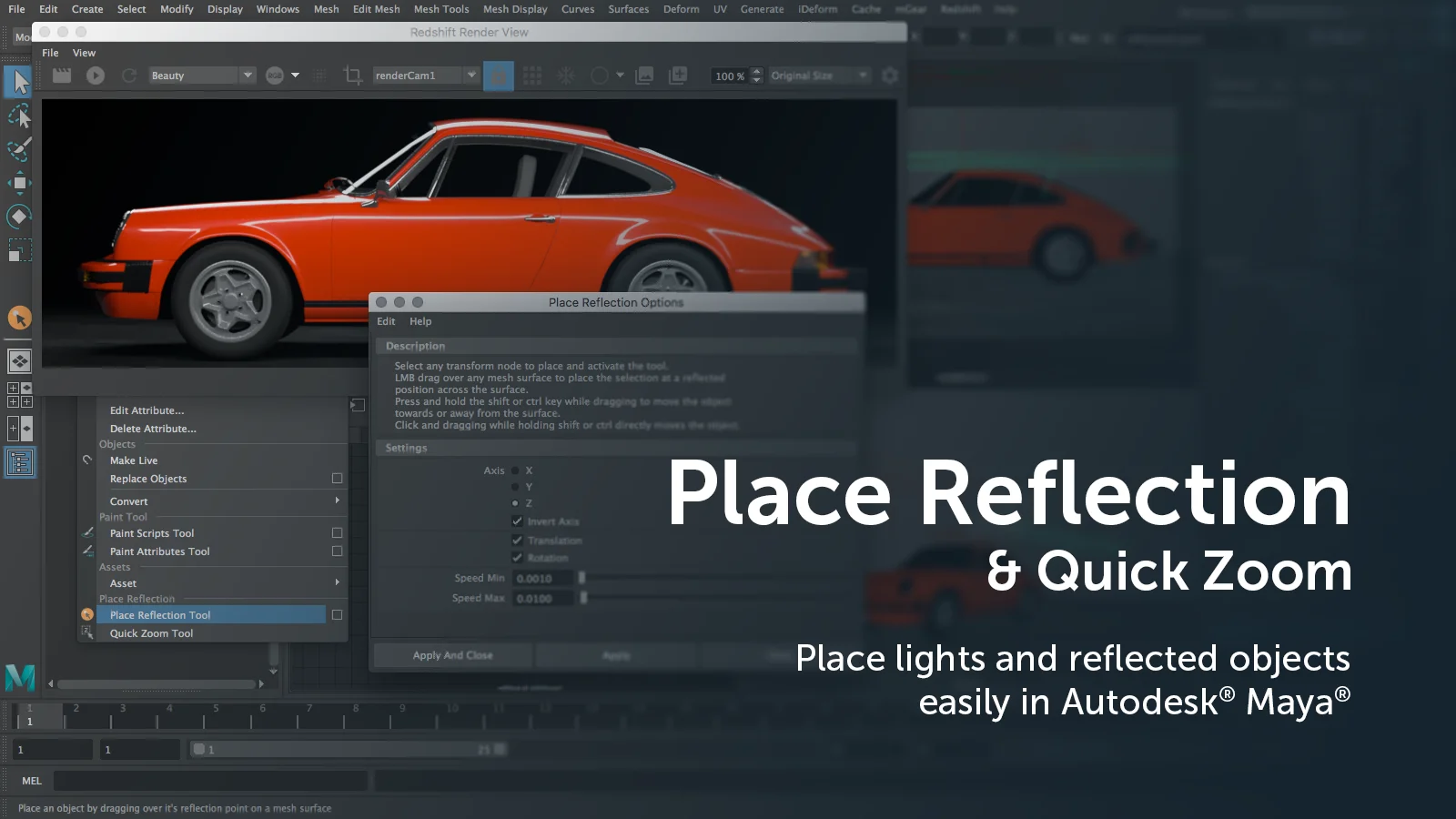 Place reflection & Quick Zoom on Vimeo