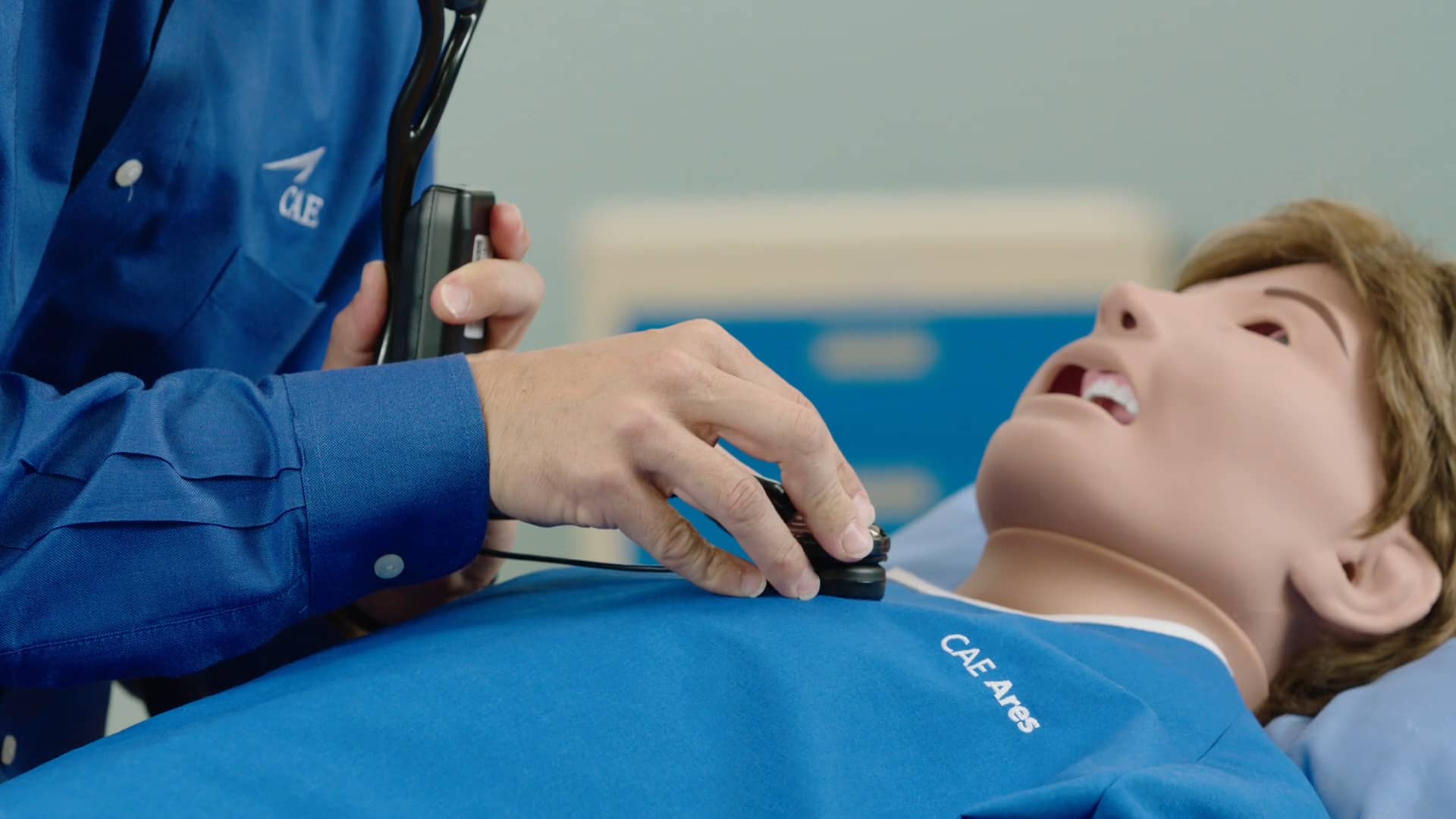 CAE Ares simulation manikin StethoSym basics on Vimeo