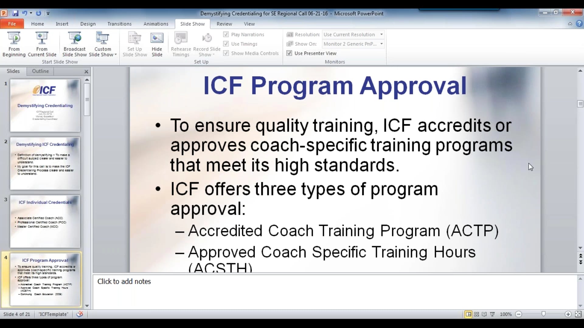 Demystifying ICF Credentialing Process on Vimeo
