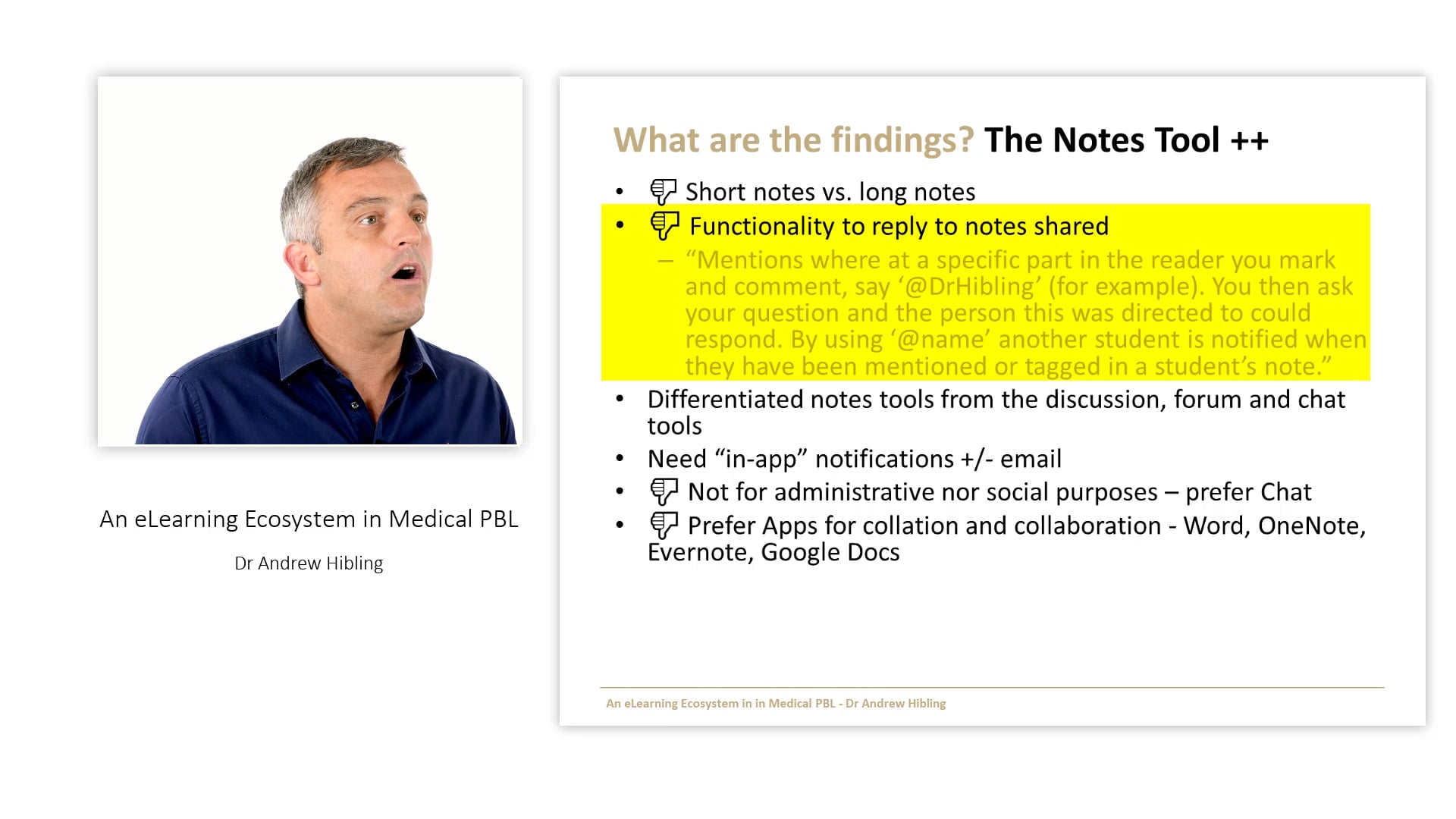 27 - What are the findings - The Notes Tool 2 on Vimeo