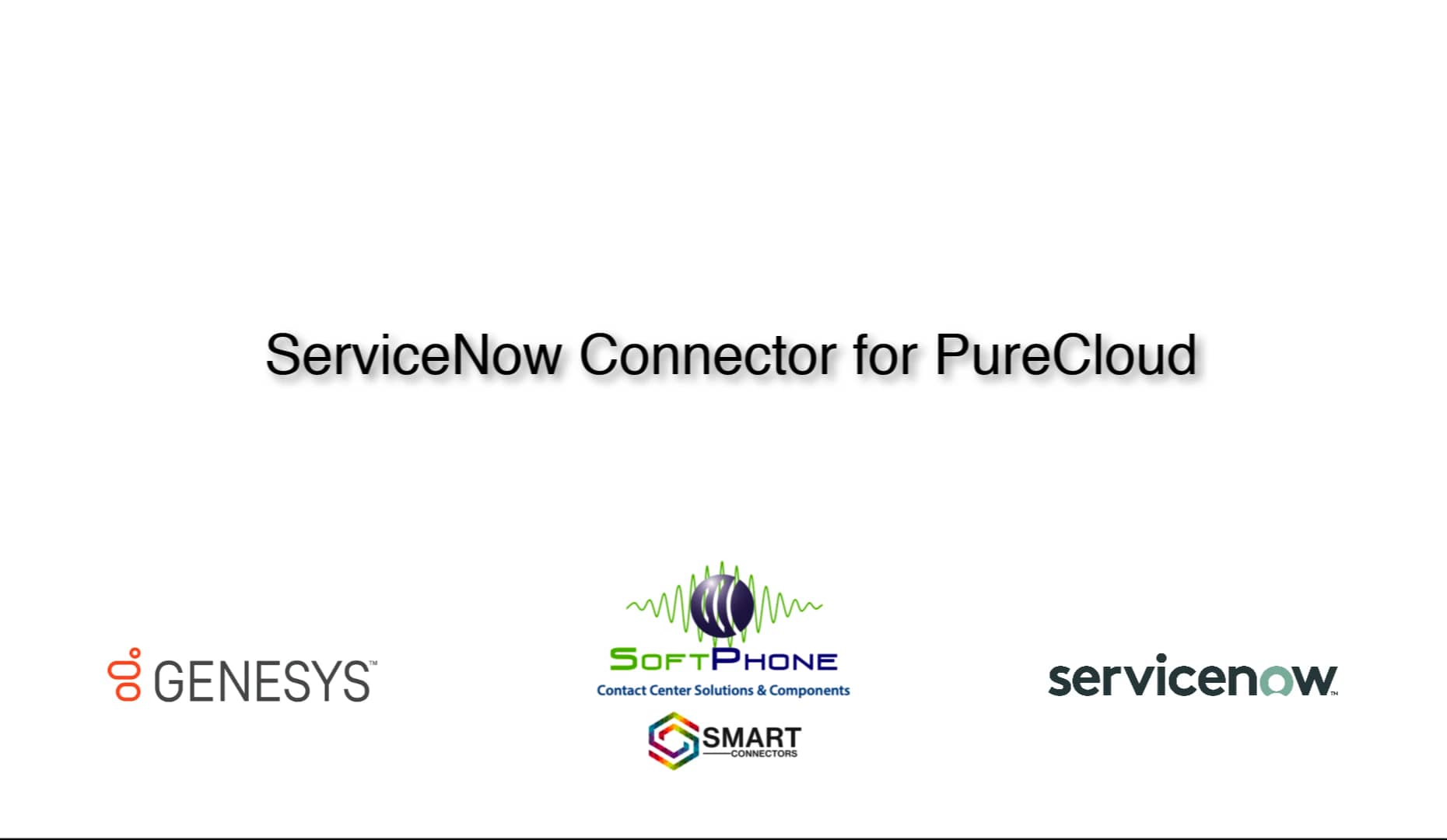 ServiceNow Connector for Genesys Cloud on Vimeo