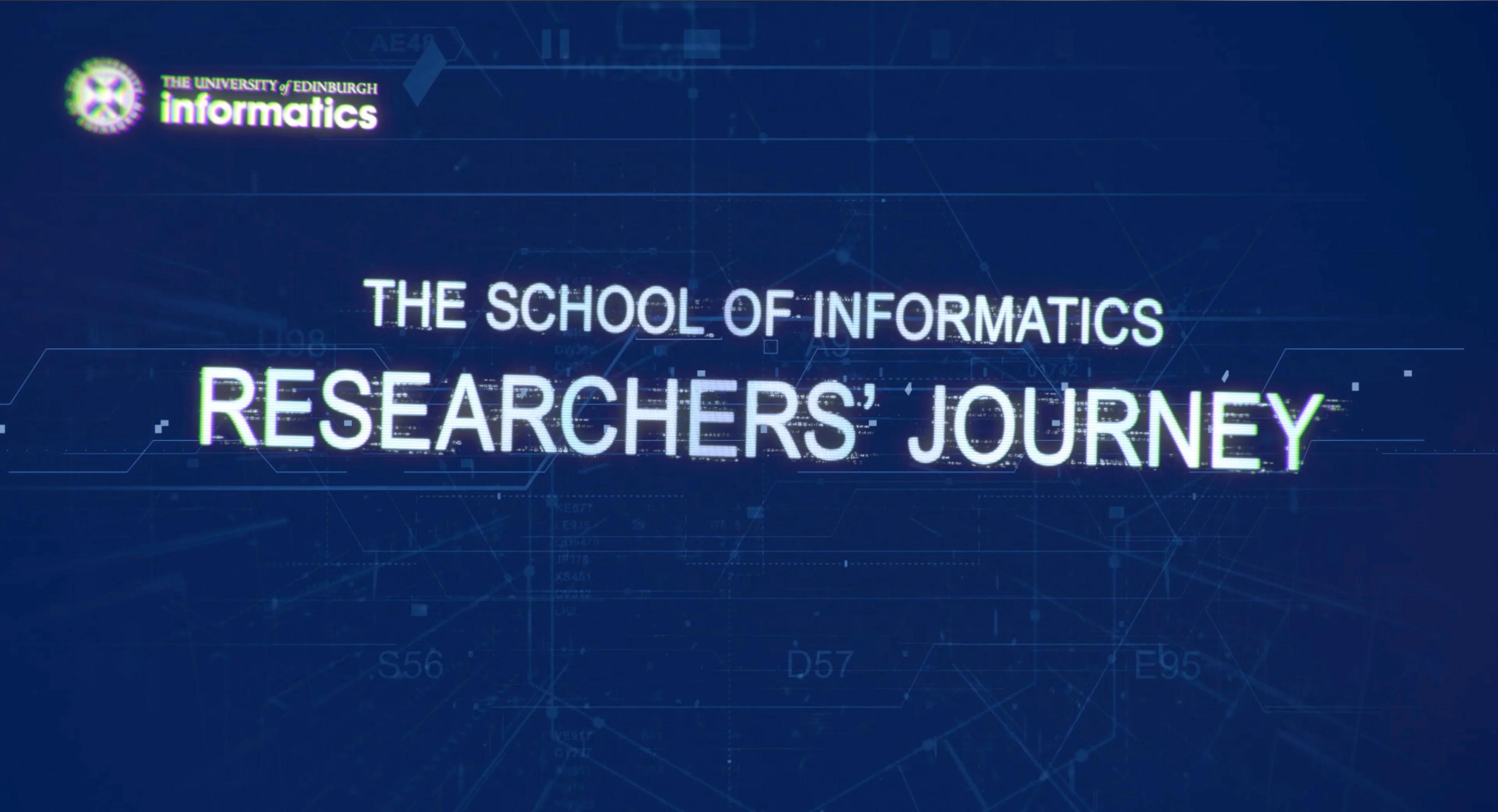The School of Informatics: Researchers' Journey on Vimeo