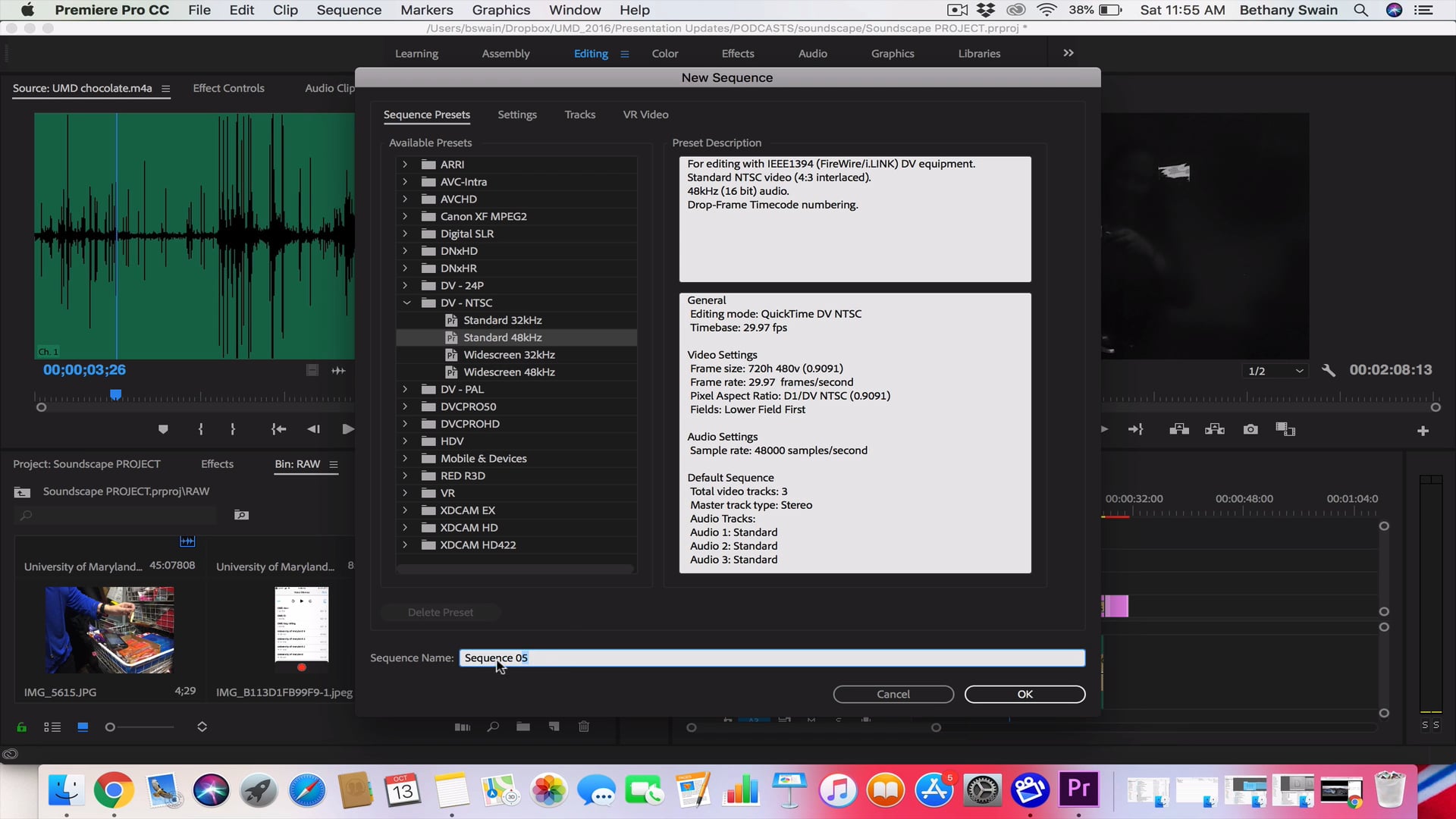 Premiere Pro: setting up sequences and adding photos on Vimeo
