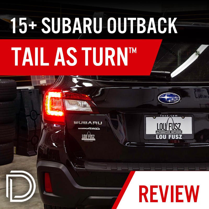 Tail as Turn™ Module for 2015+ Subaru Outback | Diode Dynamics on Vimeo
