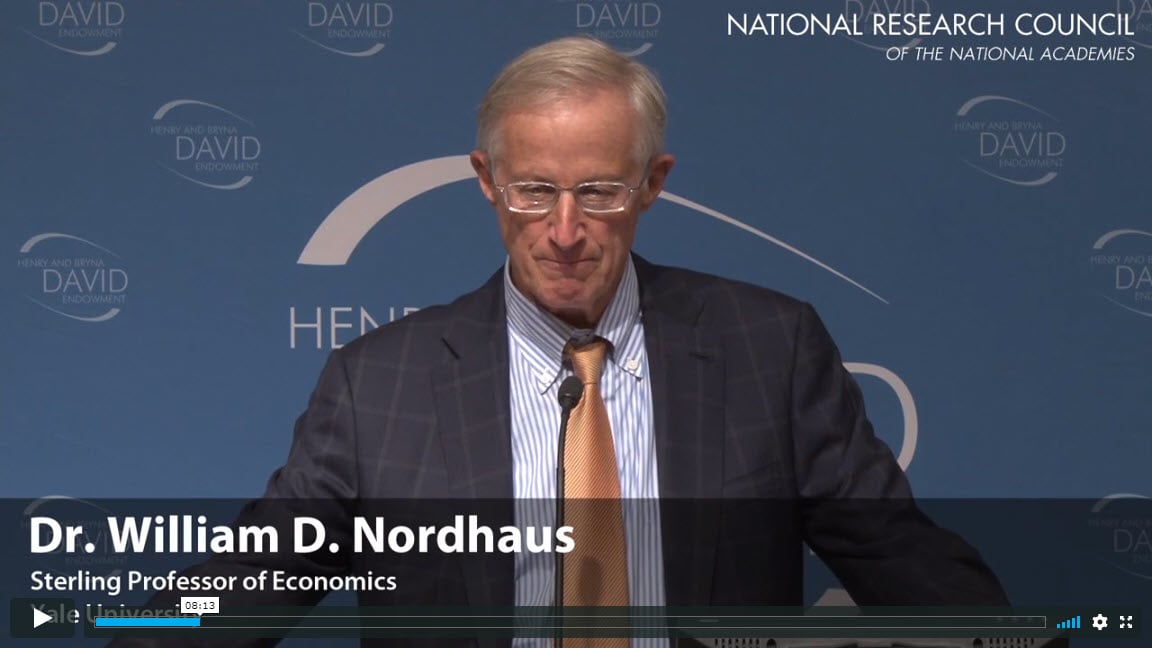 2014 Fall Lecture: William D. Nordhaus, Climate Clubs: How to Prevent ...