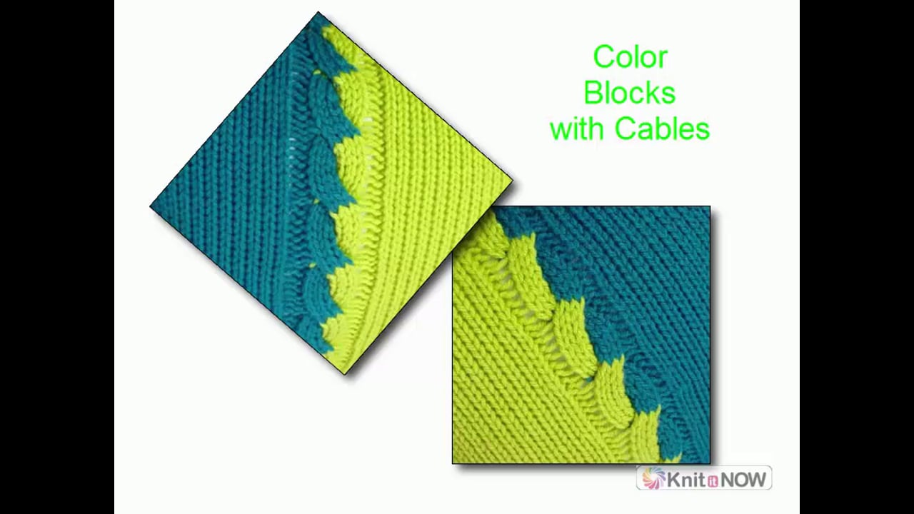 Color Block Cables | Machine Knitting Tutorial