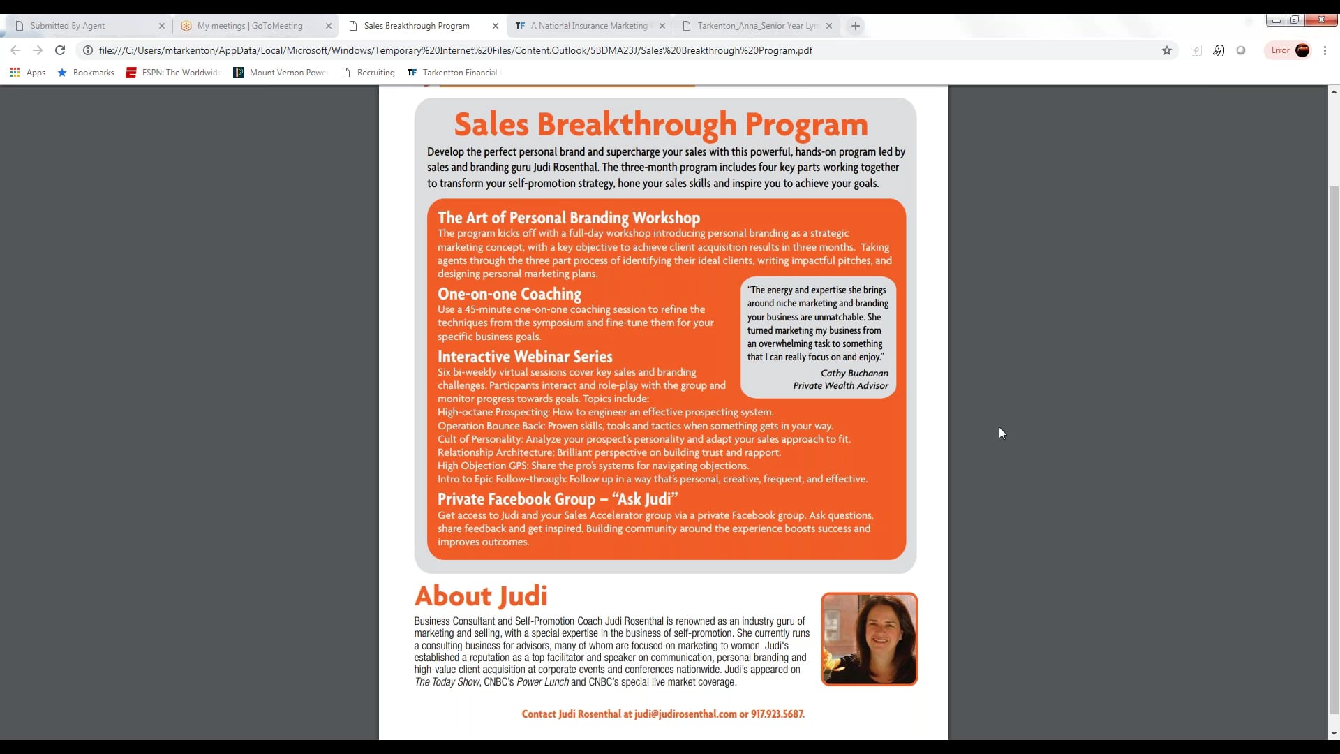 Sales Breakthrough Program - Introduction to the Sales Breakthrough ...