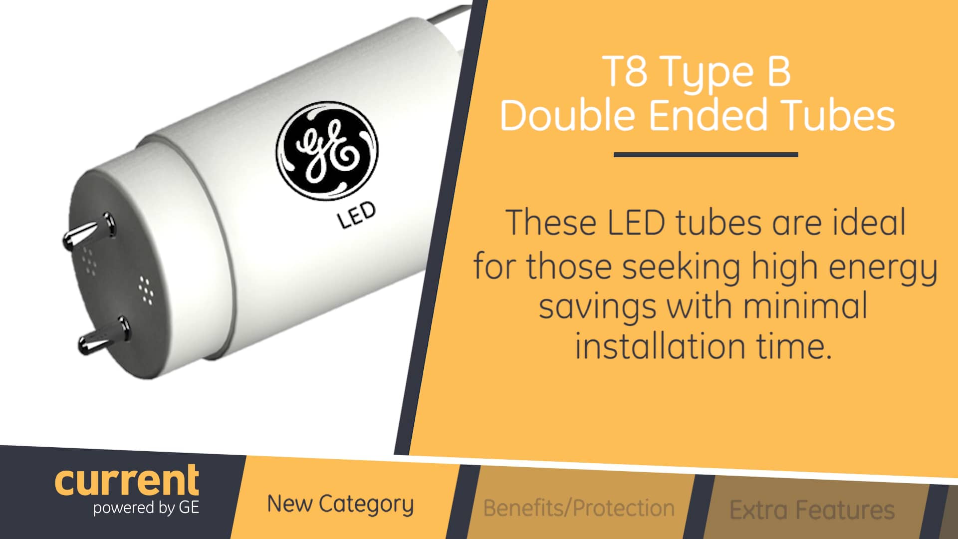 GE Lighting T8 TYPE B DOUBLE ENDED LED TUBES on Vimeo