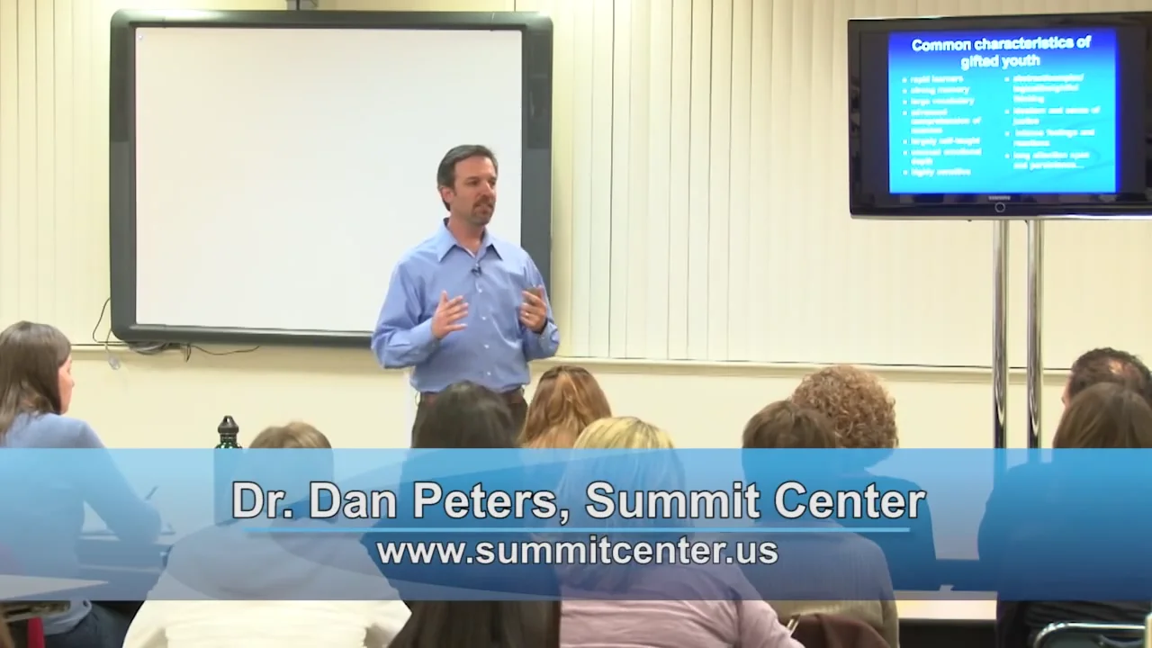 Watch Characteristics of Gifted Learners with Dr. Dan Peters Online ...
