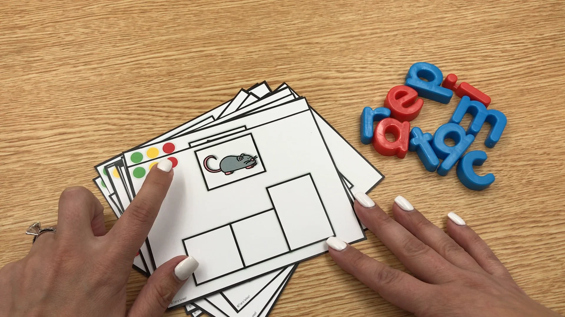 Differentiated Build It Task Cards: CVC Version on Vimeo