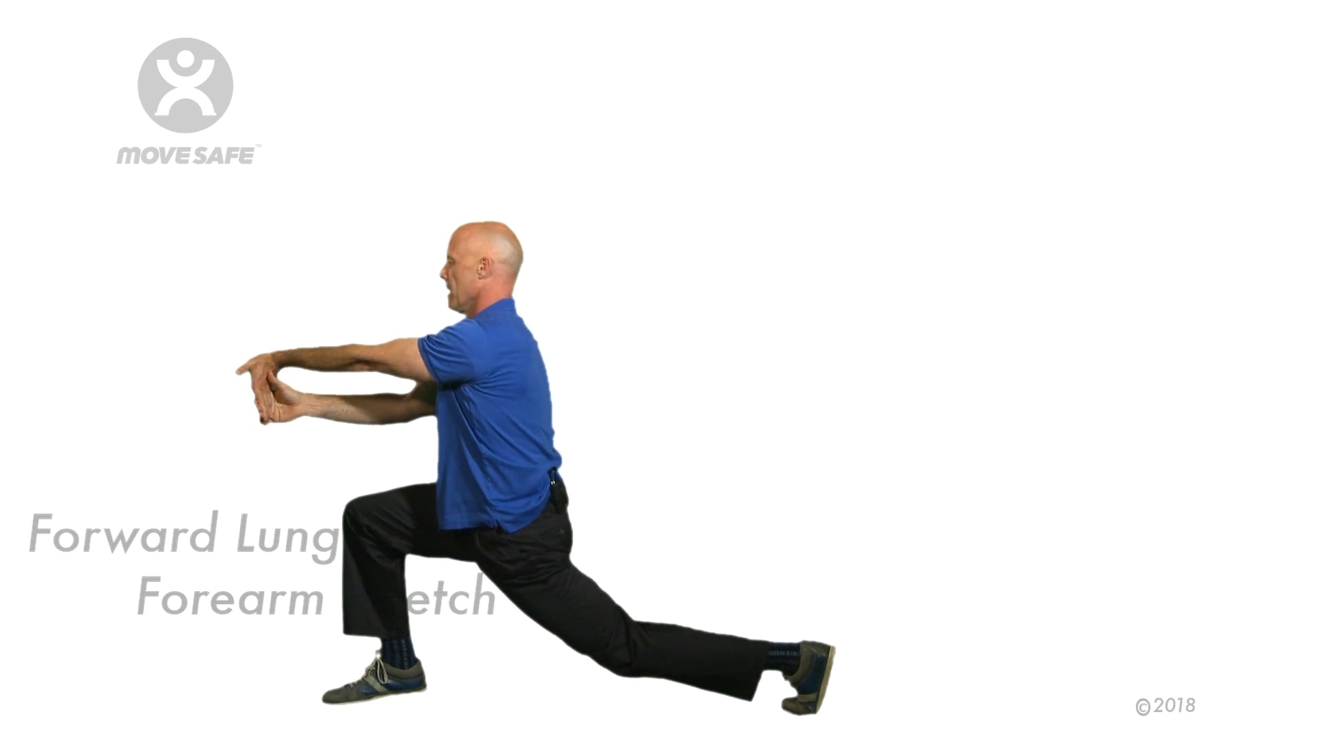 Forward Lunge and Forearm Stretch on Vimeo