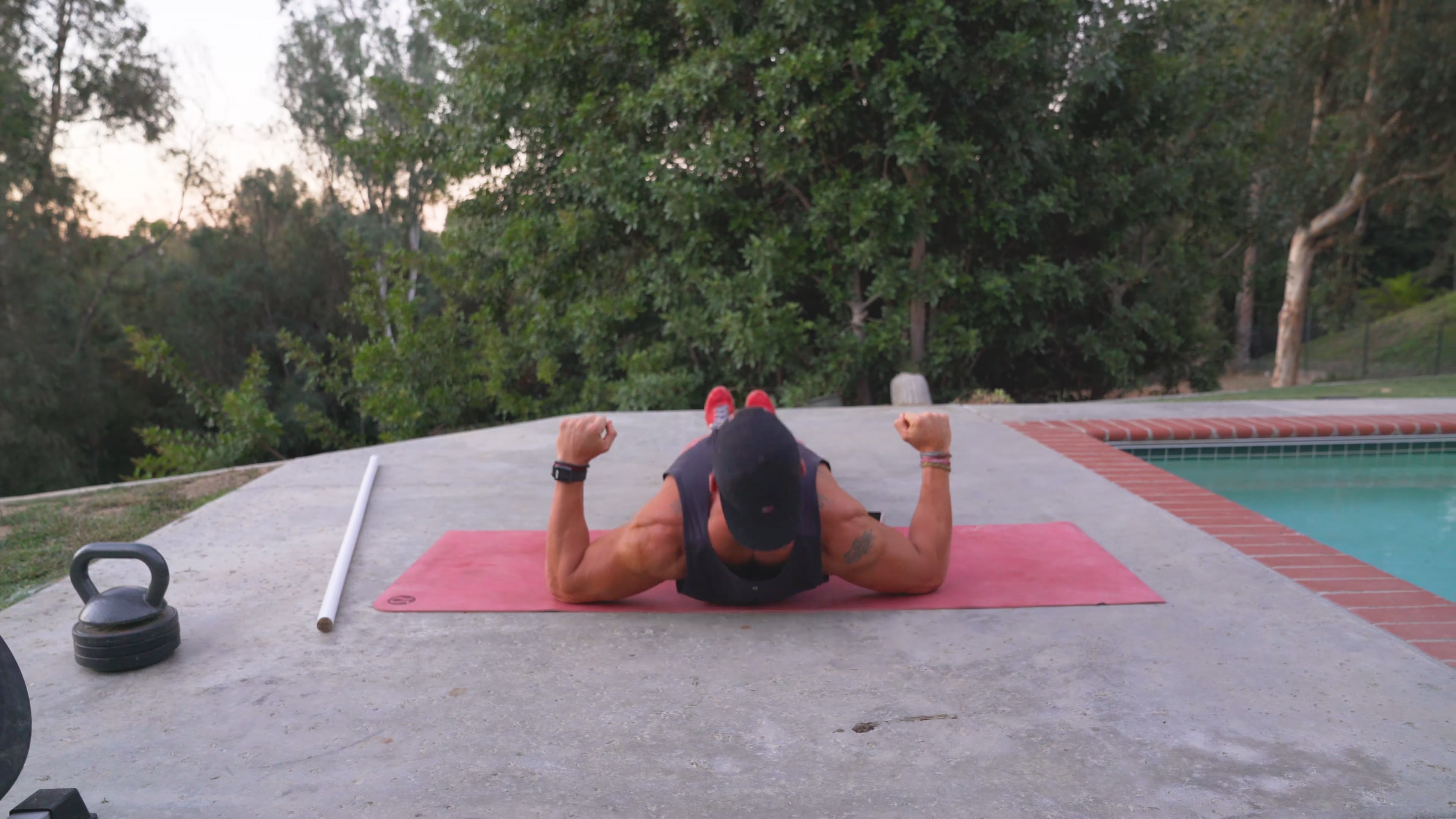 Supine Push Ups on Vimeo