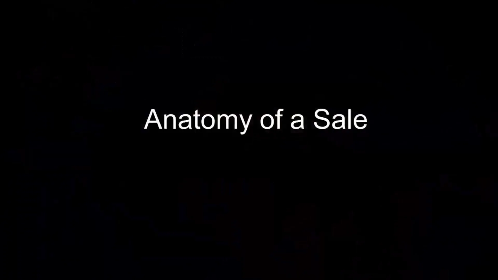 Shane Decker Training: Anatomy of a Sale on Vimeo