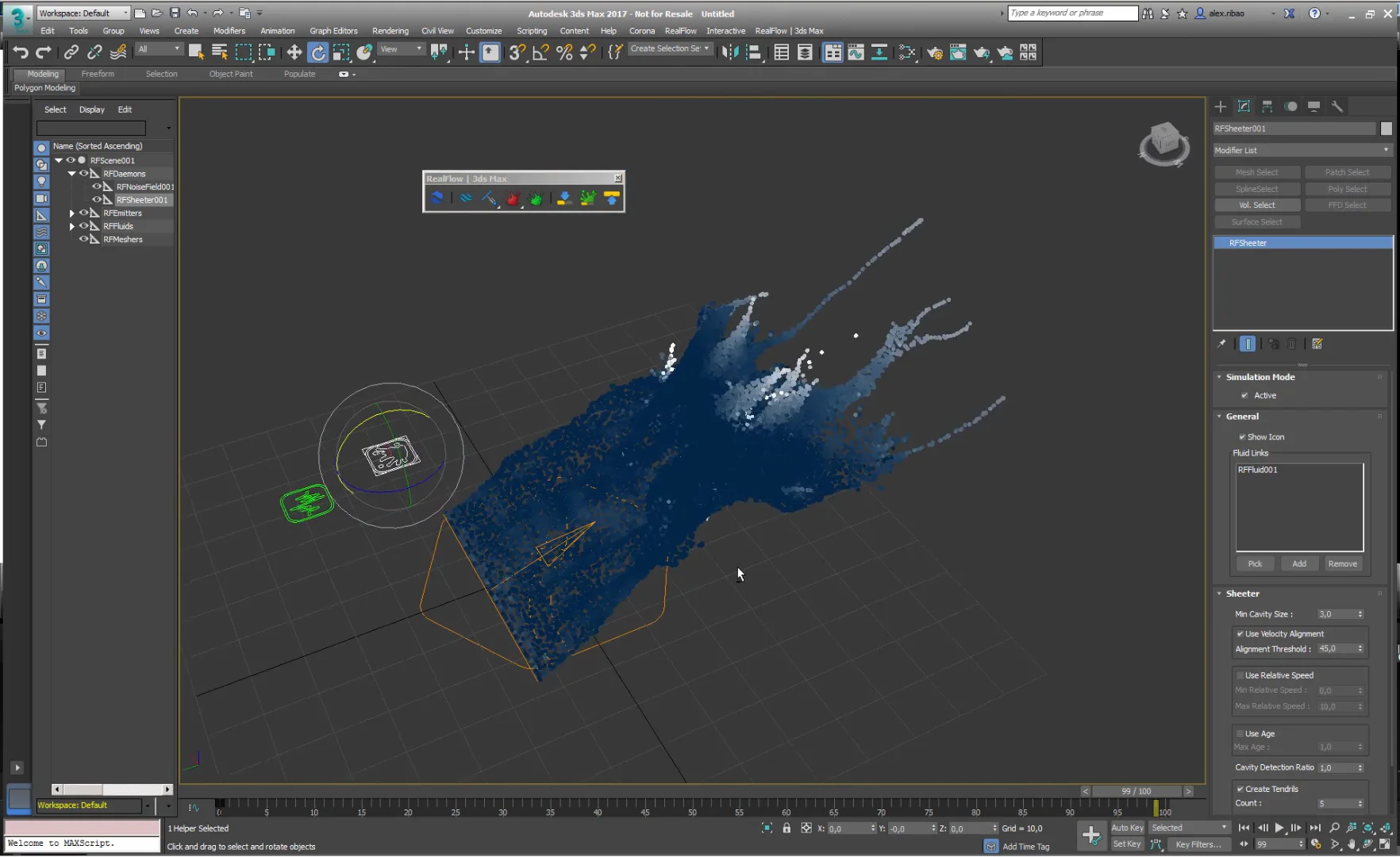 RealFlow | 3ds Max: How to Use the Sheeter Daemon