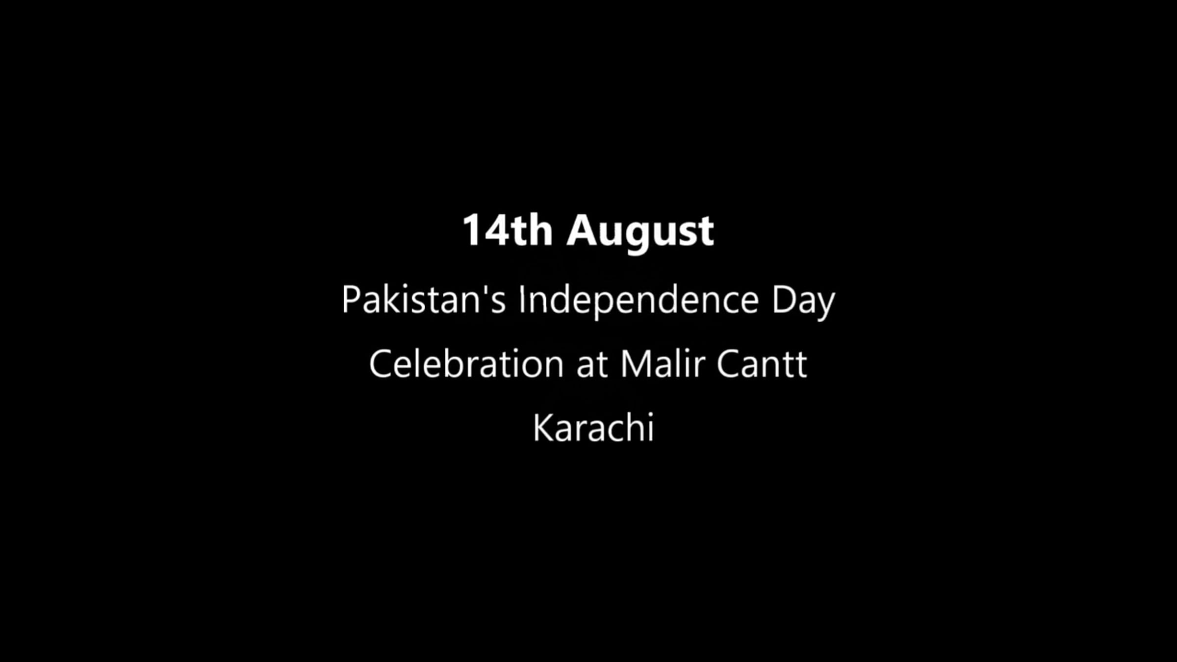 14th Aug 2018 - Pakistan Army