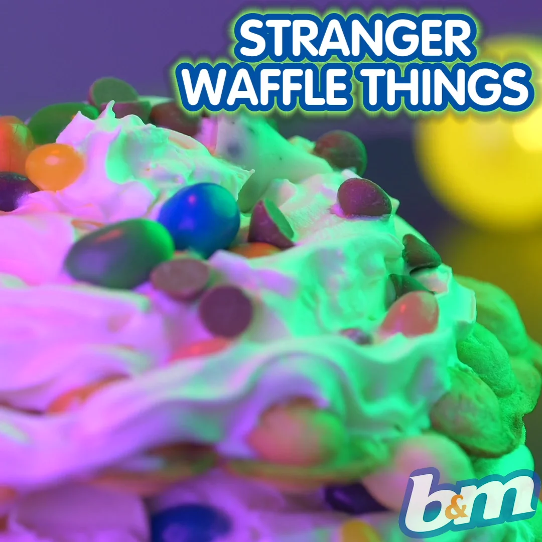 Stranger Things Waffles | B&M Stores on Vimeo