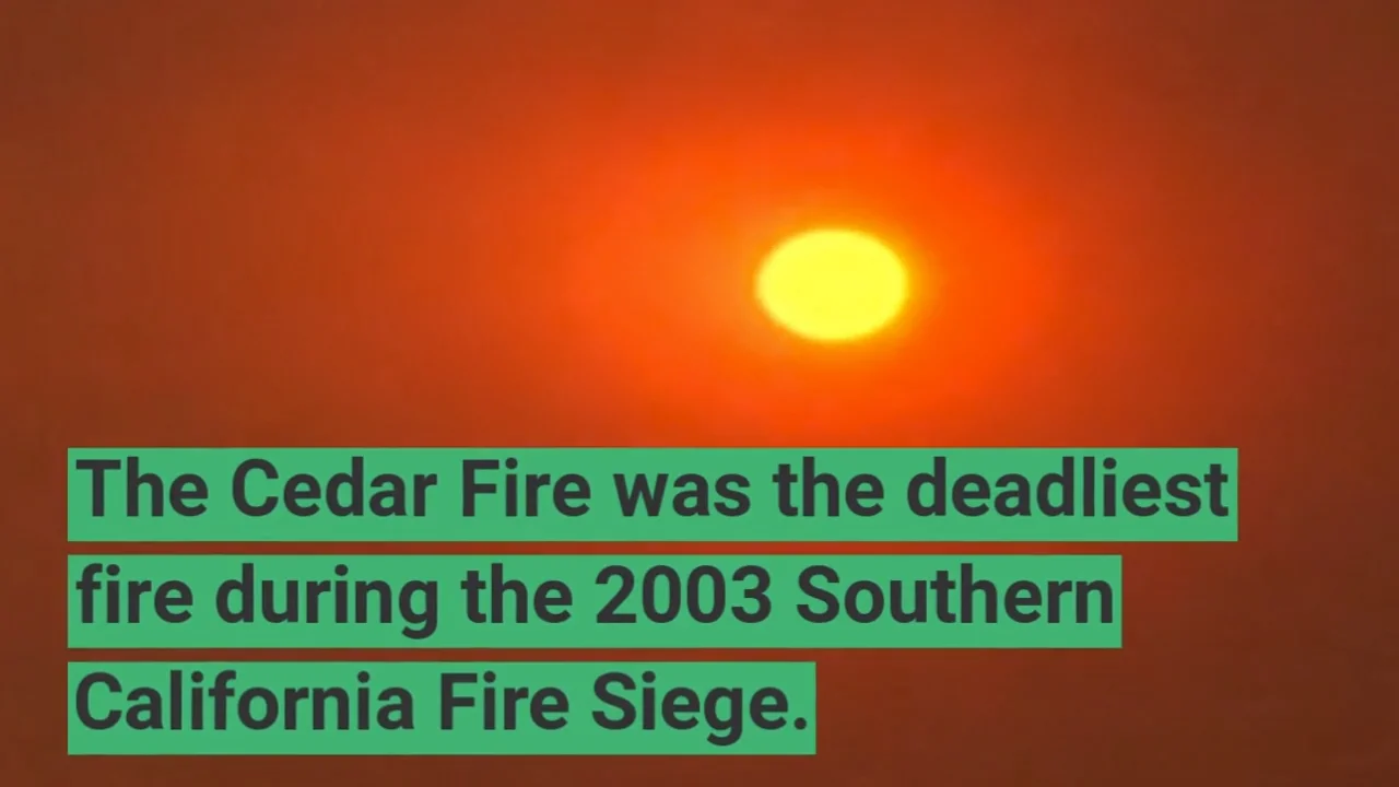 OCFA Wildland Fires - 2003 Cedar Fire InfoVideo on Vimeo