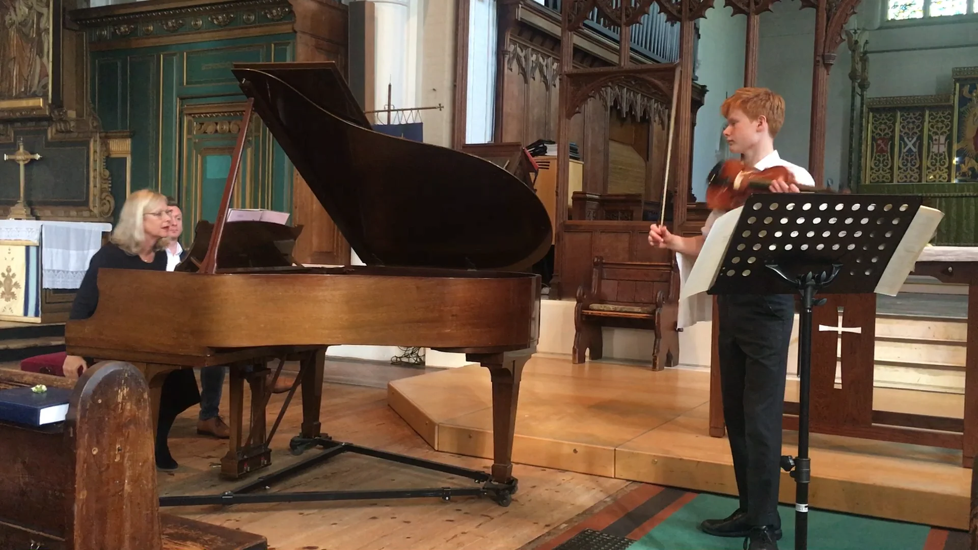 James Murray (violin) and Bronwen Murray Berg (piano) play Mozart ...