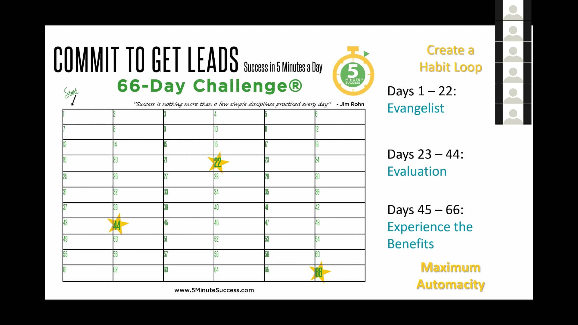 Day 1 66 Day Lead Challenge on Vimeo