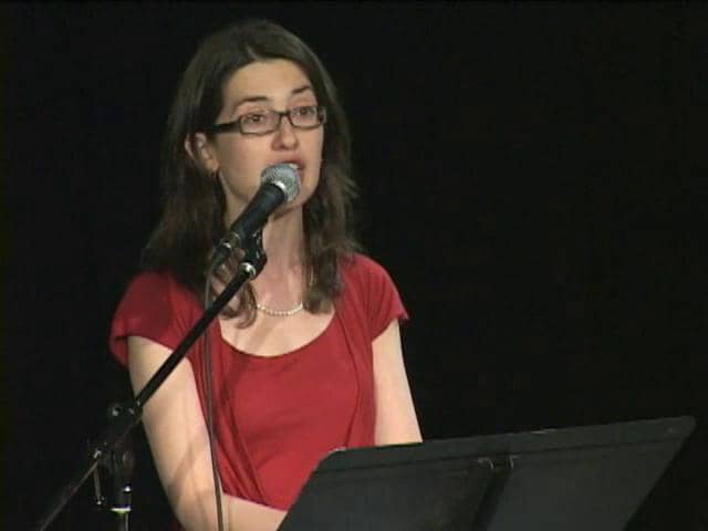 Julia Zarankin reads at Friday Nights with Diaspora Dialogues as part ...