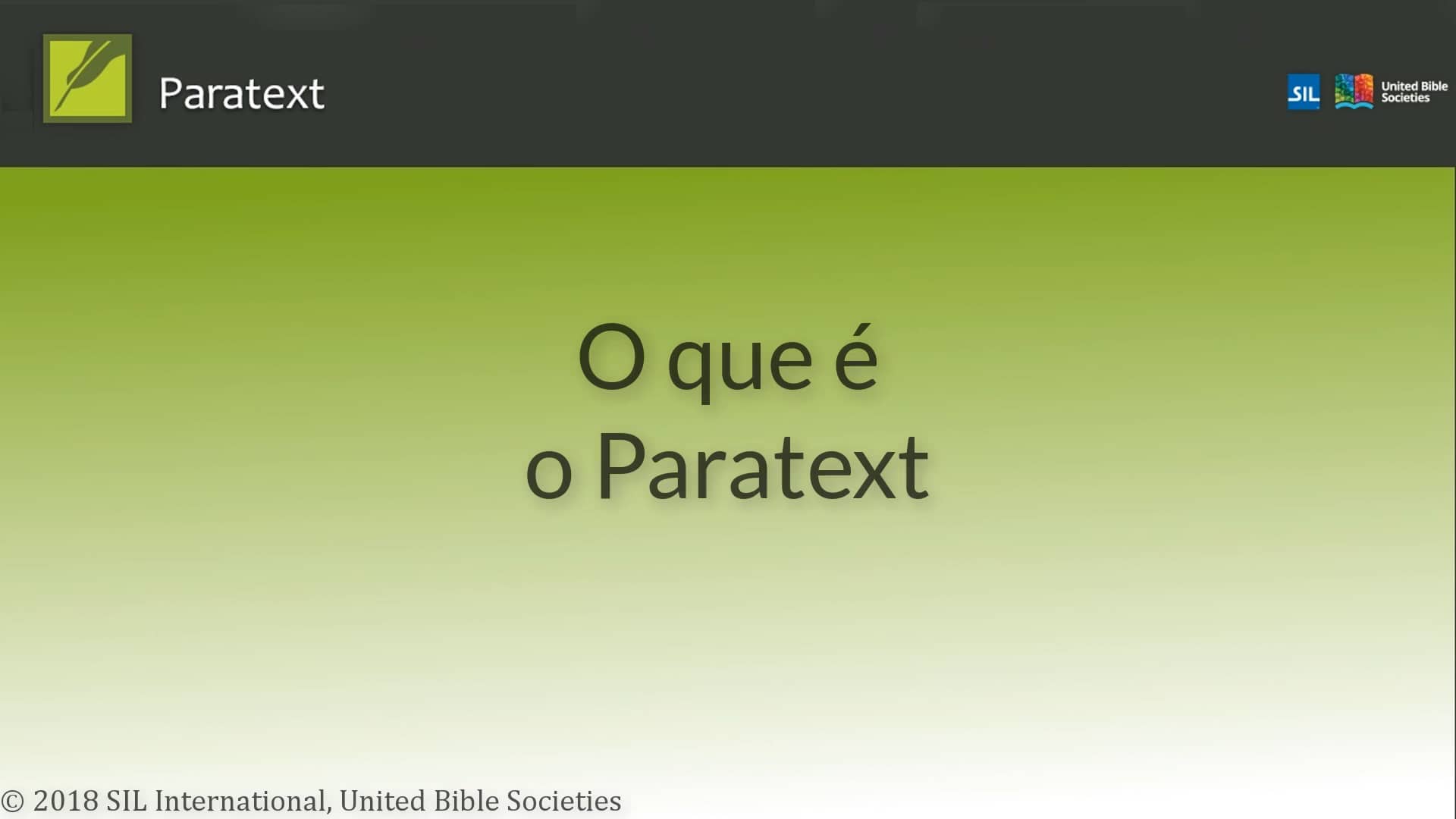 O que é o Paratext on Vimeo