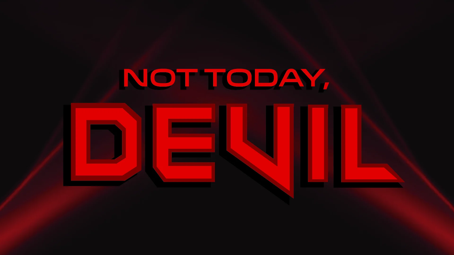 Not Today Devil // Don't Ignore the Source on Vimeo