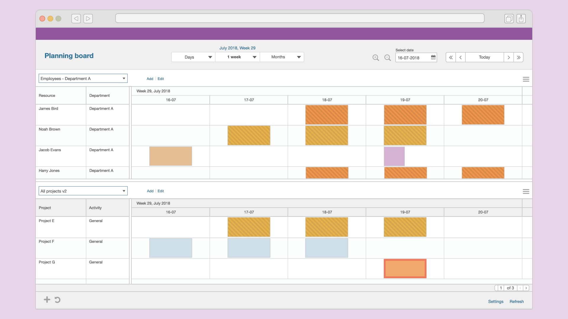 Timewax Planning Board introduction | EN on Vimeo