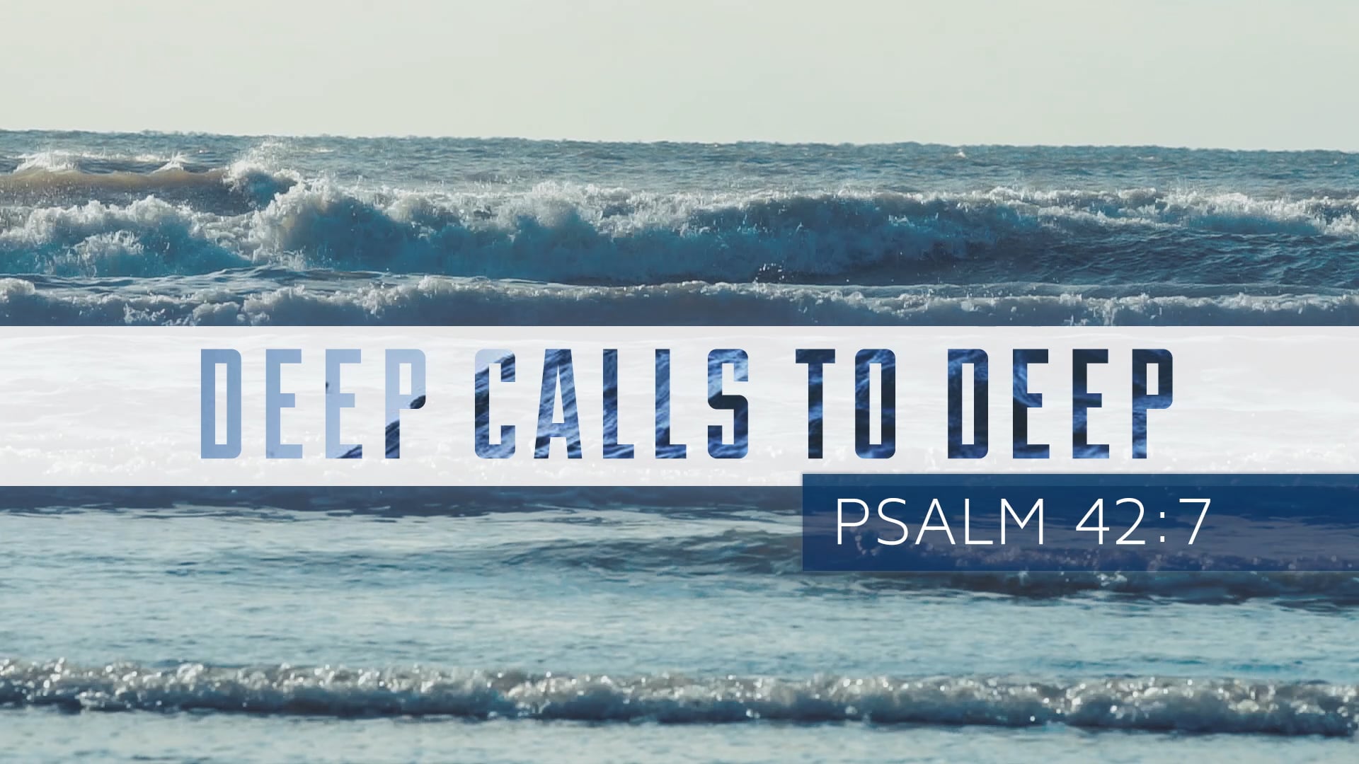 Deep Calls To Deep Pt. 1 | Lesson (10-28-2018)