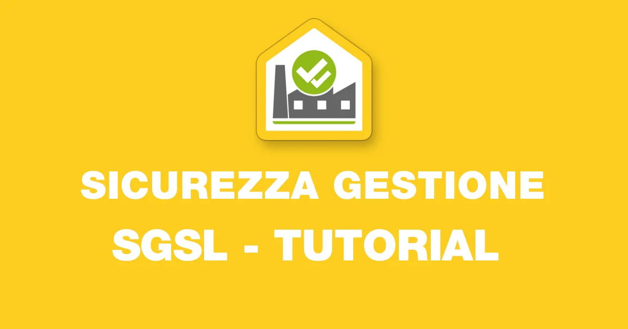 SICUREZZA GESTIONE - SGSL - Tutorial on Vimeo
