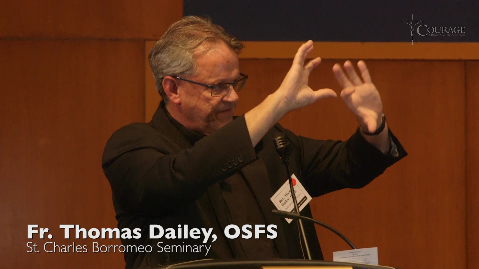 Fr. Thomas Dailey OSFS on Vimeo