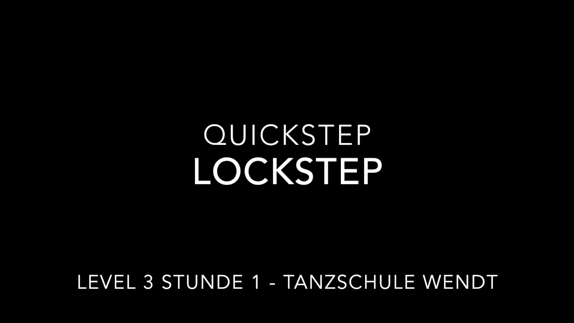 Quickstep Lockstep Level3 on Vimeo