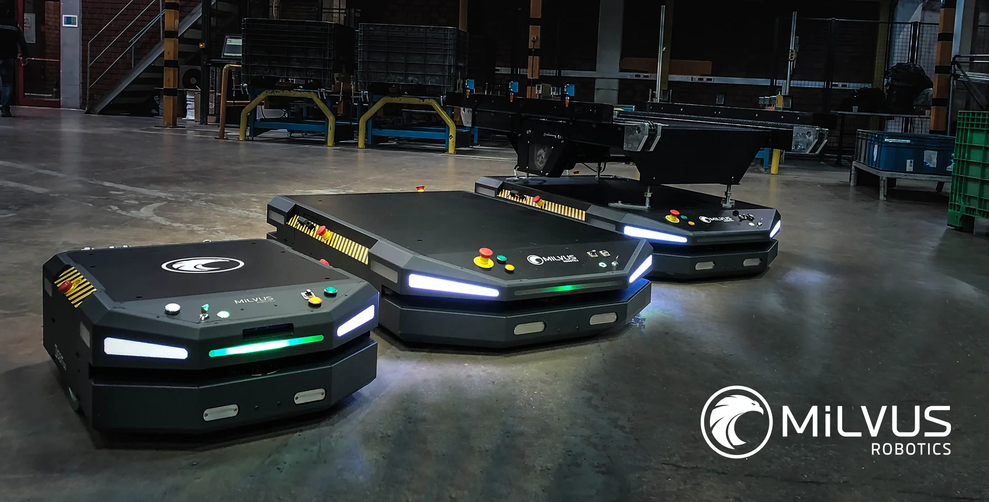 Milvus Robotics | Autonomous Mobile Robots (AMRs) in Action on Vimeo