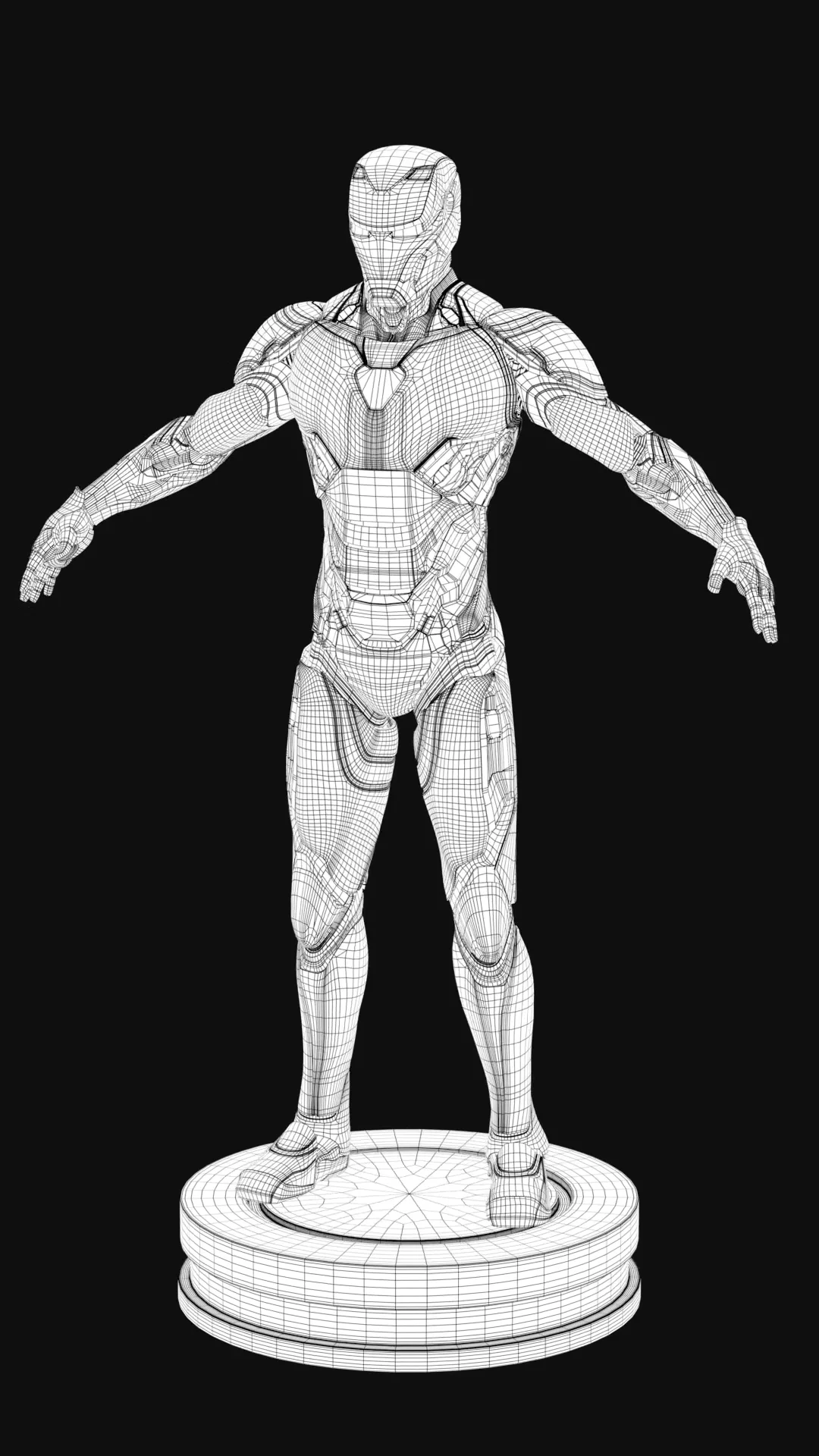 Iron man mark 50 wireframe on Vimeo