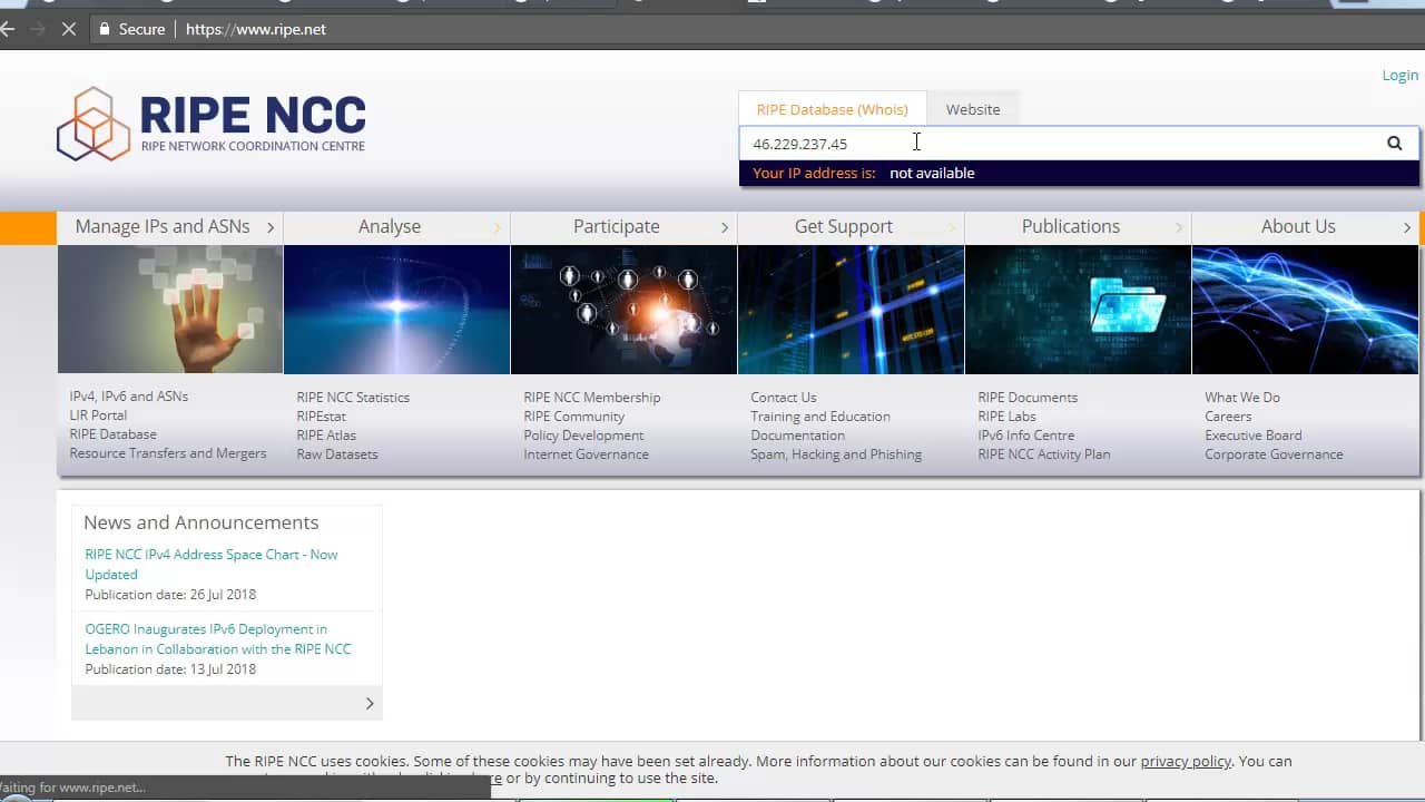how do police track ip address on Vimeo