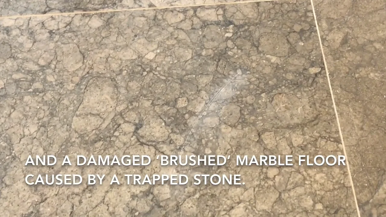 Repairing a Damaged Marble Floor