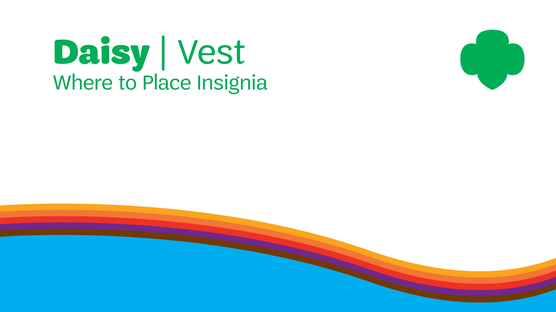 Daisy Vest Insignia Placement on Vimeo