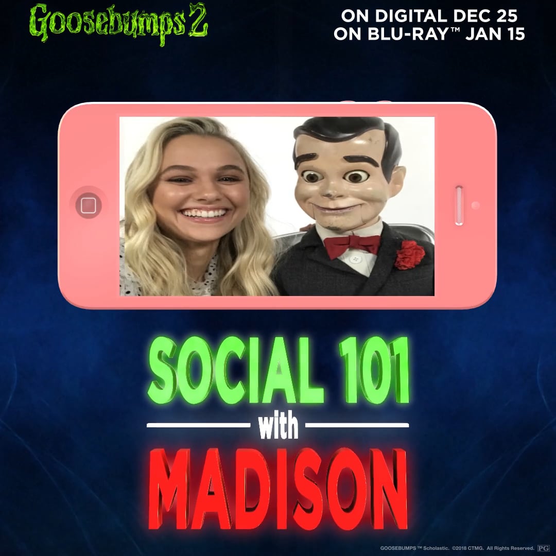 Goosebumps - "Madison Teaches Slappy Instagram 3" on Vimeo