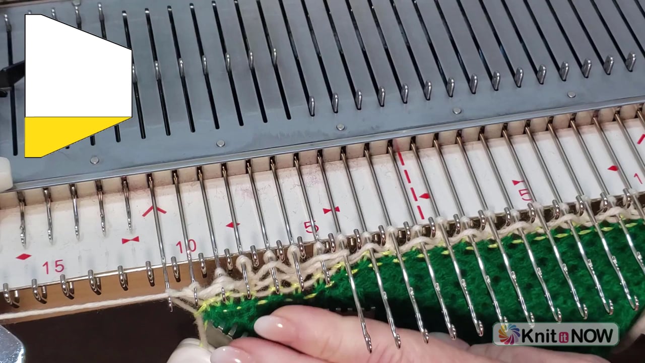 Short Row in Pattern | Machine Knitting Tutorial