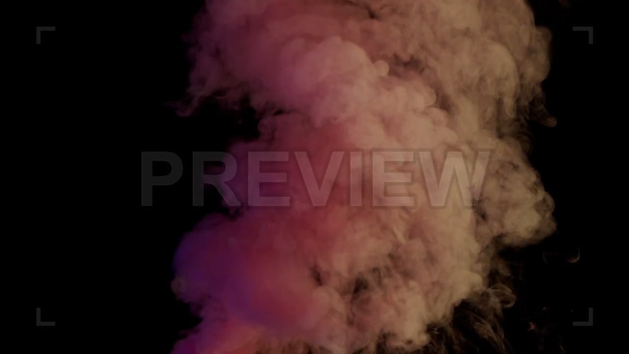 Cloud Of Red Smoke Rising Stock Video on Vimeo