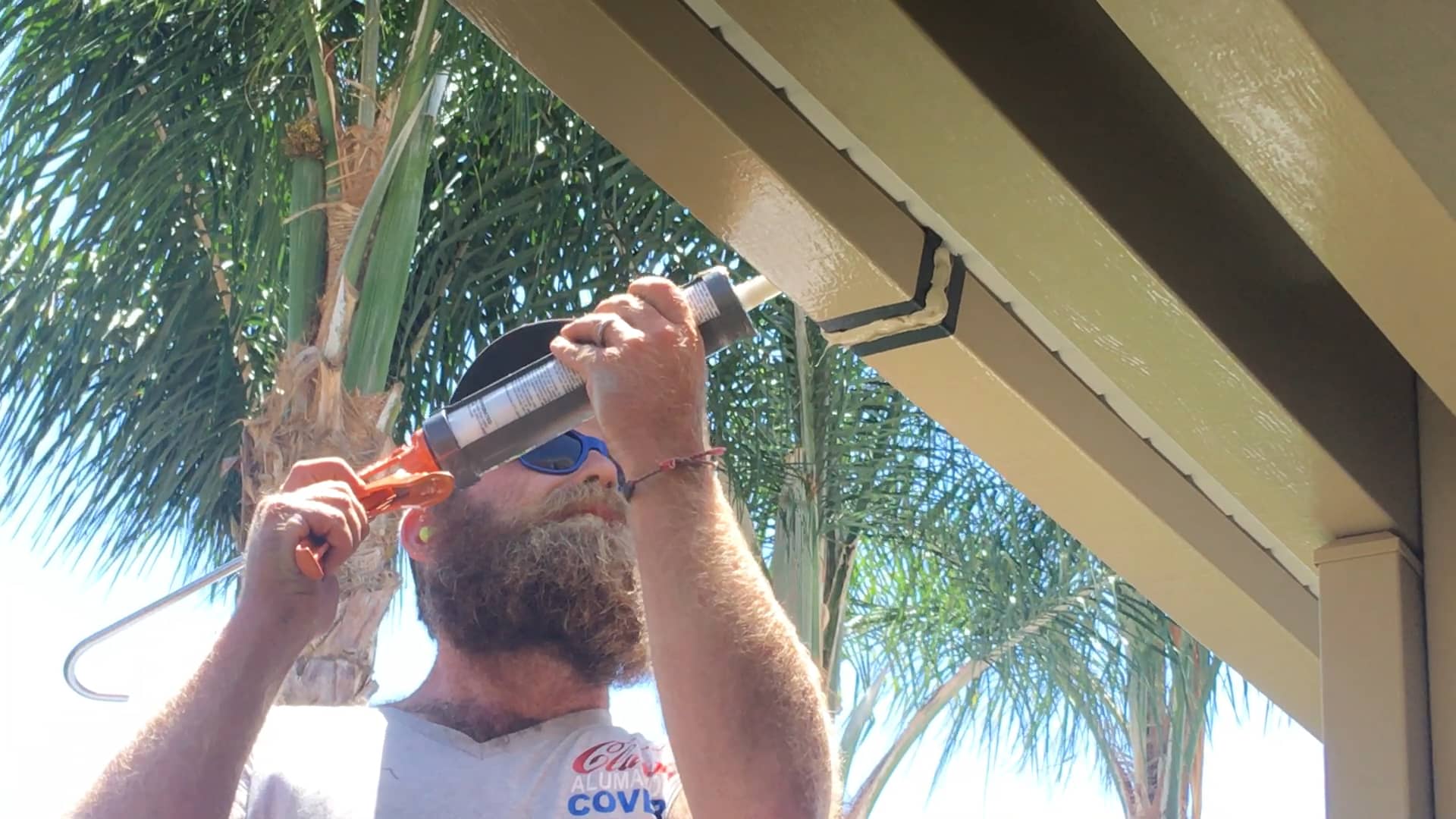 Rollform Gutter splice Install on Vimeo