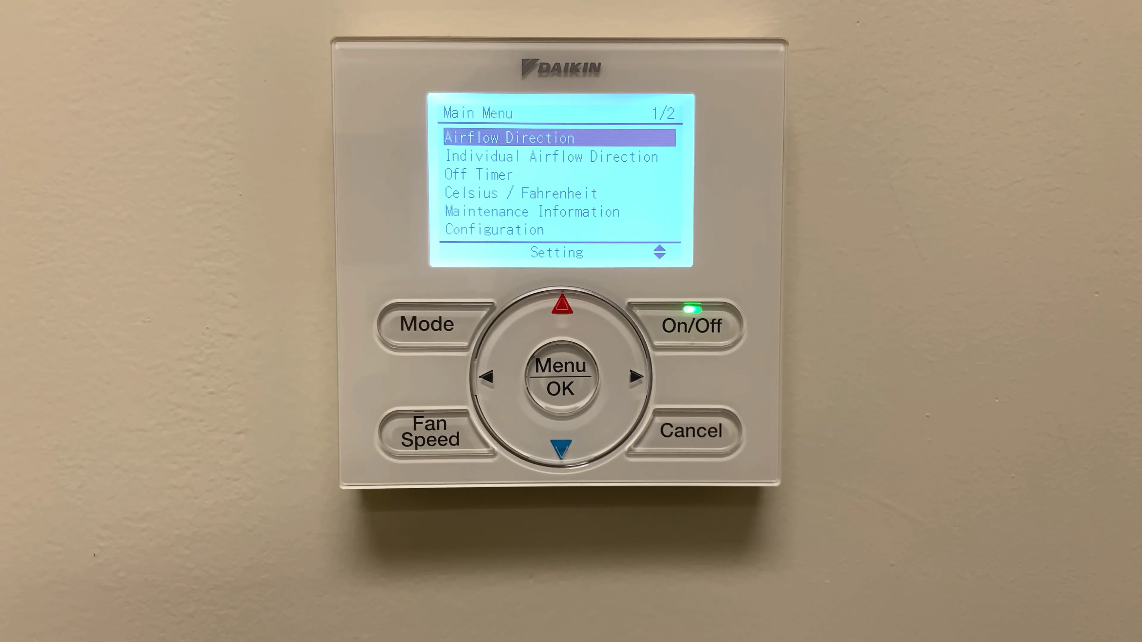 Daikin Navigation Controller - Navigation Controller Menu on Vimeo