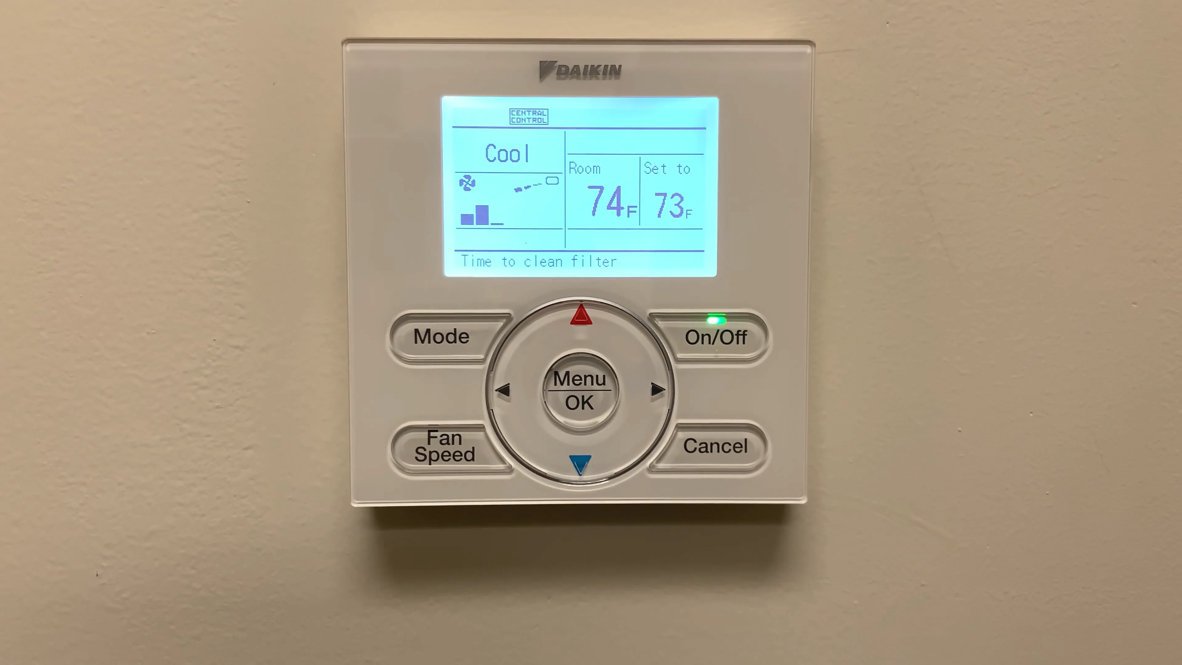 Daikin Navigation Controller - Clean Filter Indicator on Vimeo