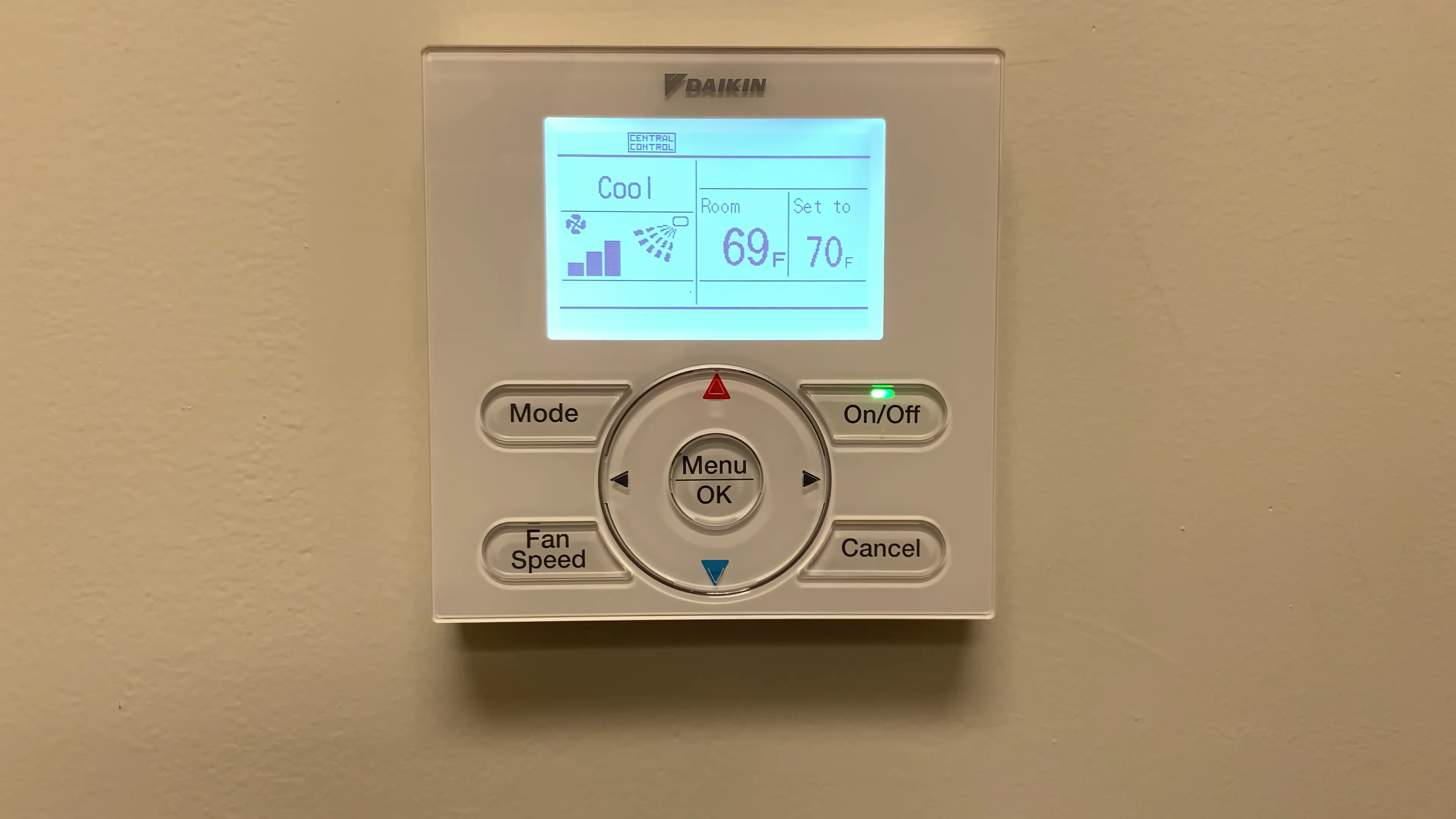 Daikin Navigation Controller - Change Mode by Adjusting Setpoint on Vimeo