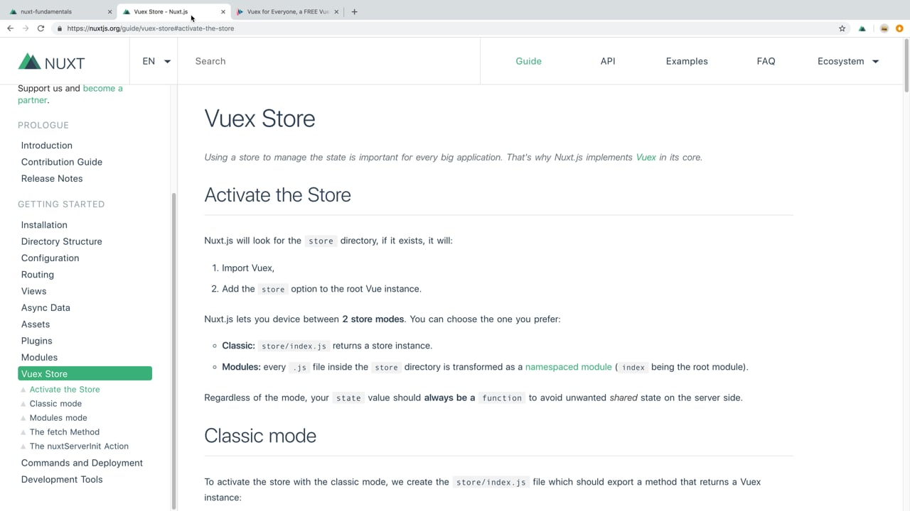Utilising the Vuex Store - A Vue.js Lesson From our Vue.js Course:... Utilising the Vuex Store - A Vue.js Lesson From our Vue.js Course:...